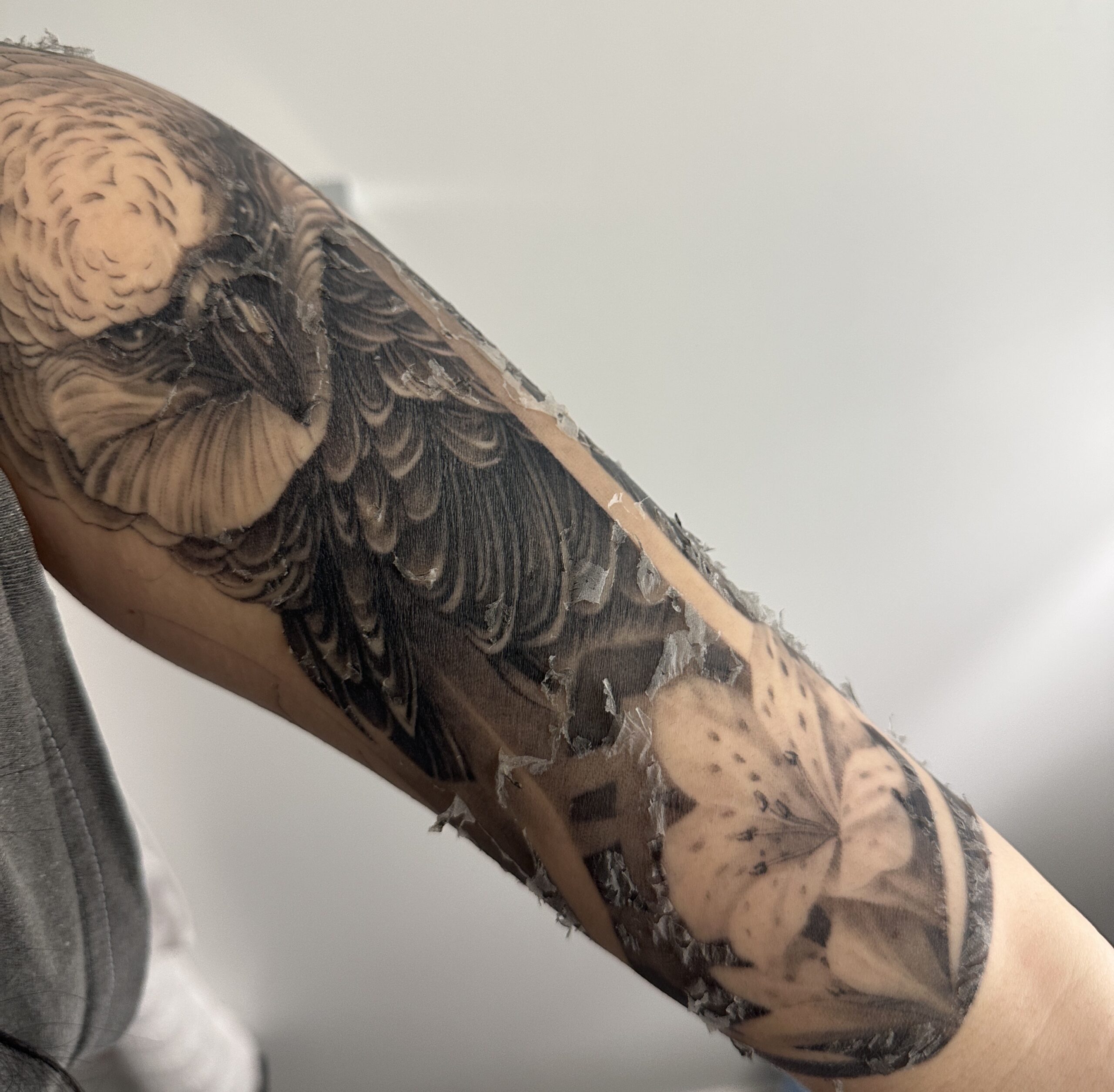 When a tattoo starts peeling? - North Ink - Tattoo Vancouver